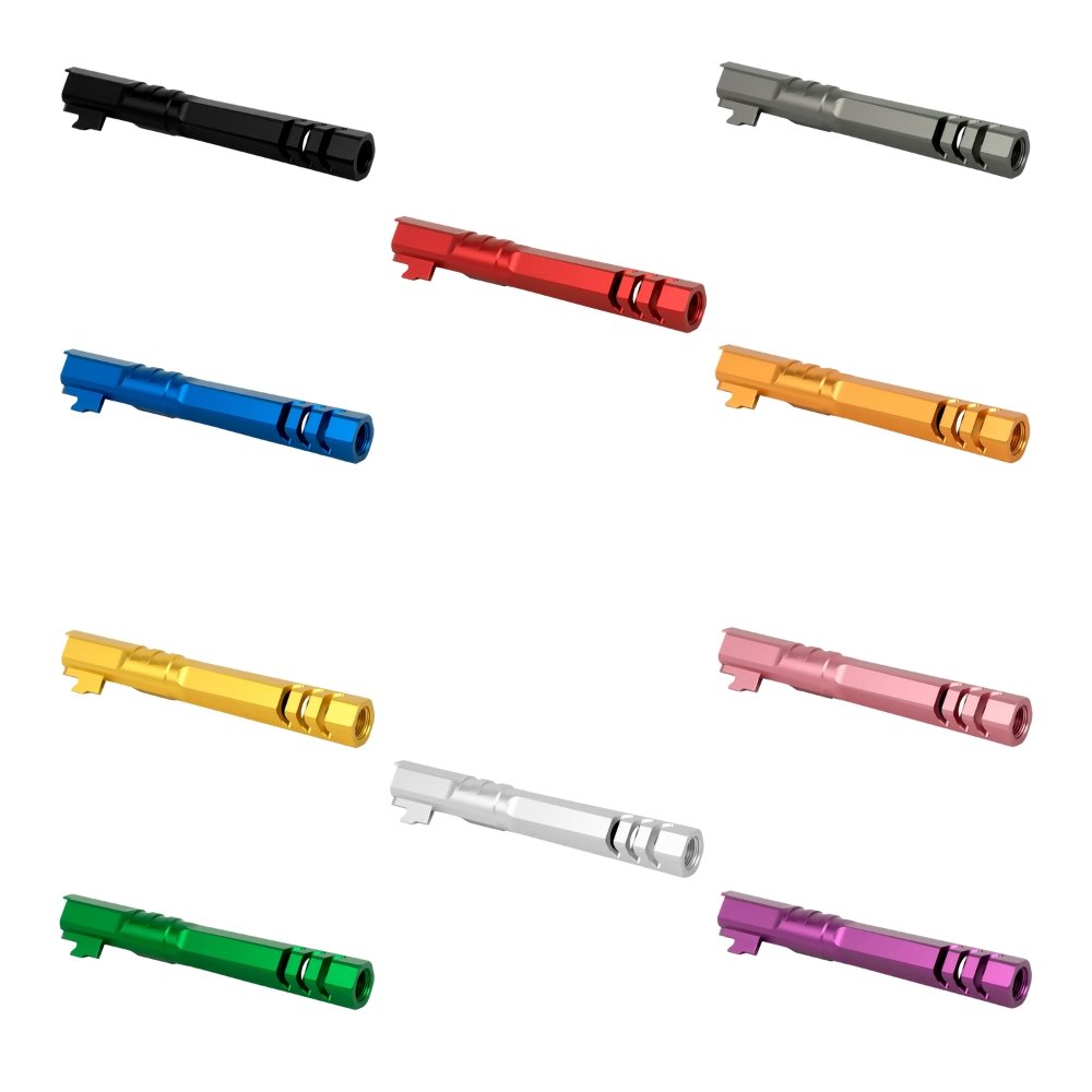 EDGE Custom “HEXA” Aluminum Outer Barrel for Hi-CAPA 5.1 | Available at ...